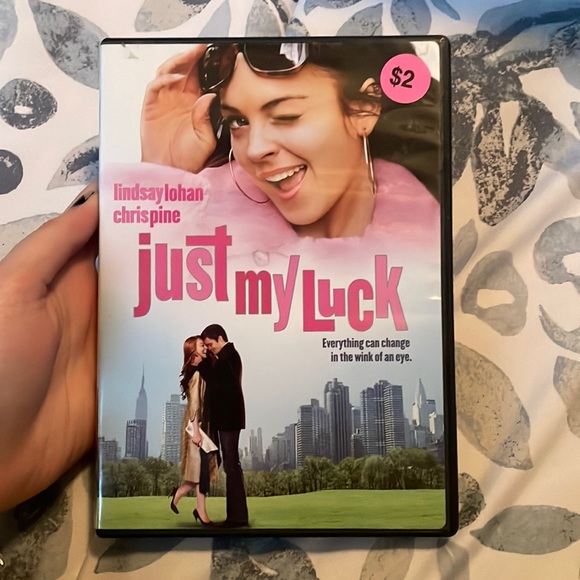 Media | Just My Luck Dvd Movie Disc Romantic Romcom Film | Poshmark